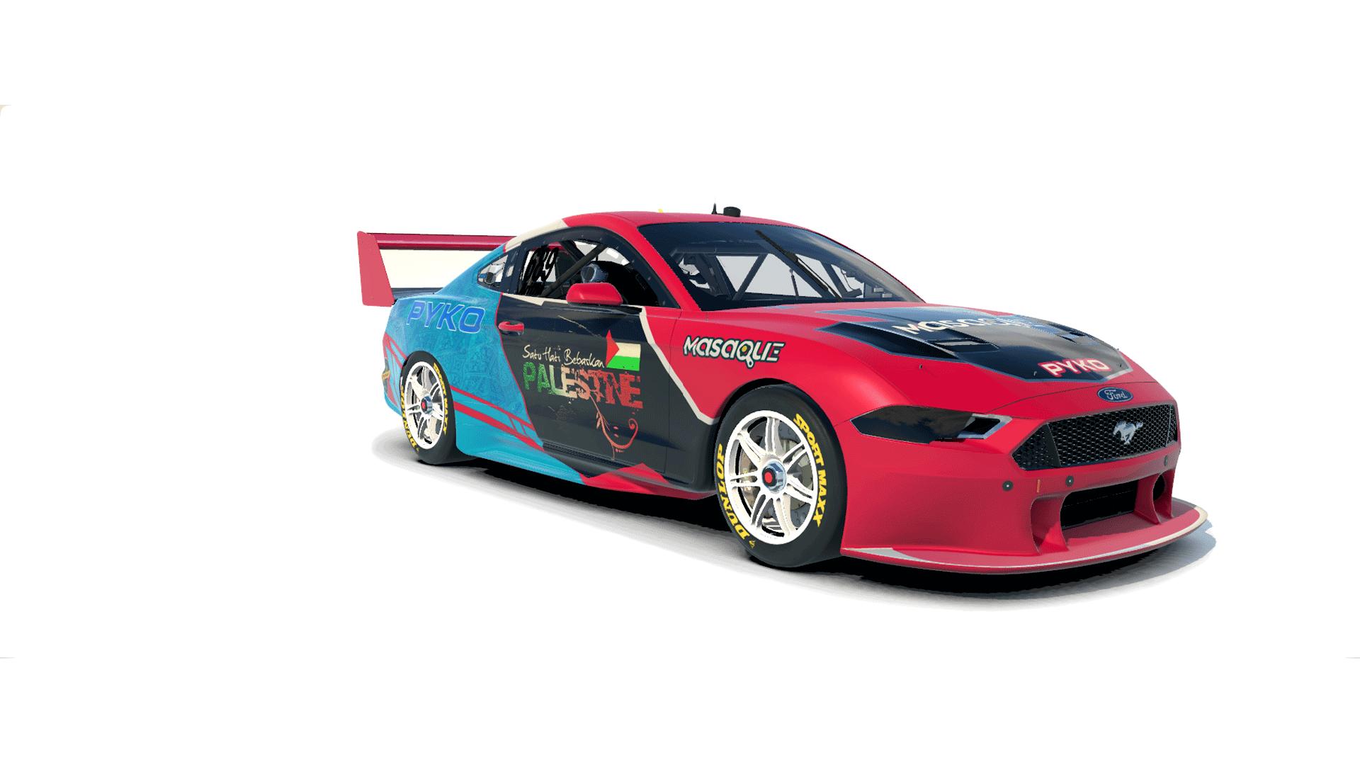 PYKO Mustang Supercars #savepalestine by Syaiful Ariffin - Trading Paints