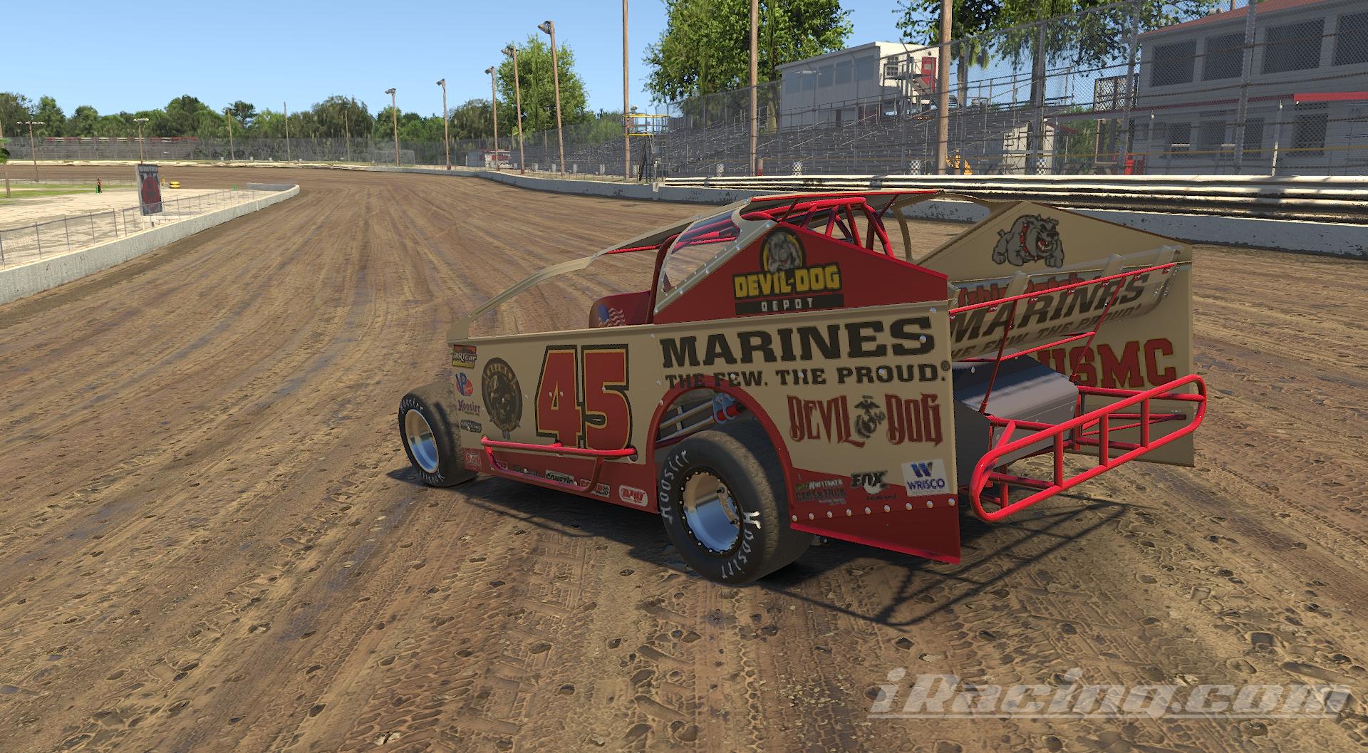 Modified BBM/358 Marines livery for sim stamped numbers w/spec map by ...