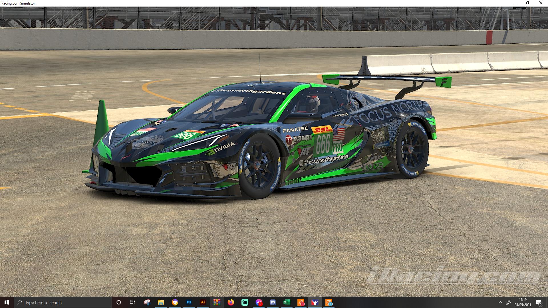 Focus North Chevrolet Corvette C8R GTE CHROME by Mark Sykes - Trading ...