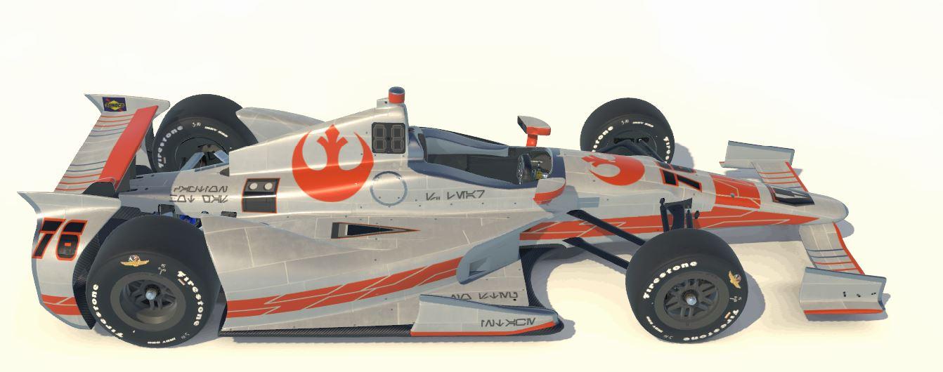 X-Wing DW12 White Orange by Scott Lear - Trading Paints