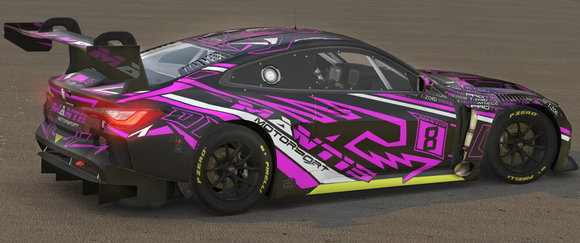 BMW M4 GT3 BLACK / PINK CARBON by Kirk S. - Trading Paints