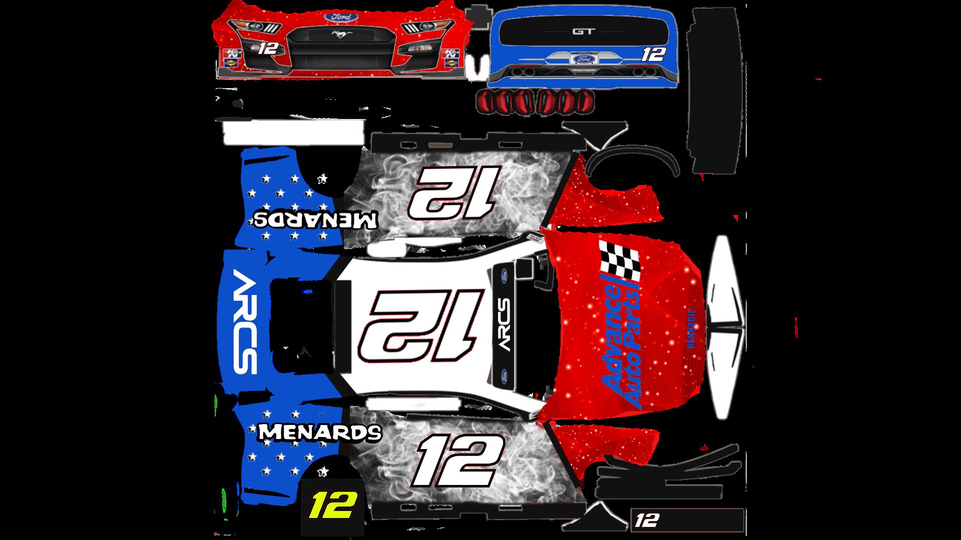 Red, White, and Blue Blaney Scheme by Ryan P. - Trading Paints