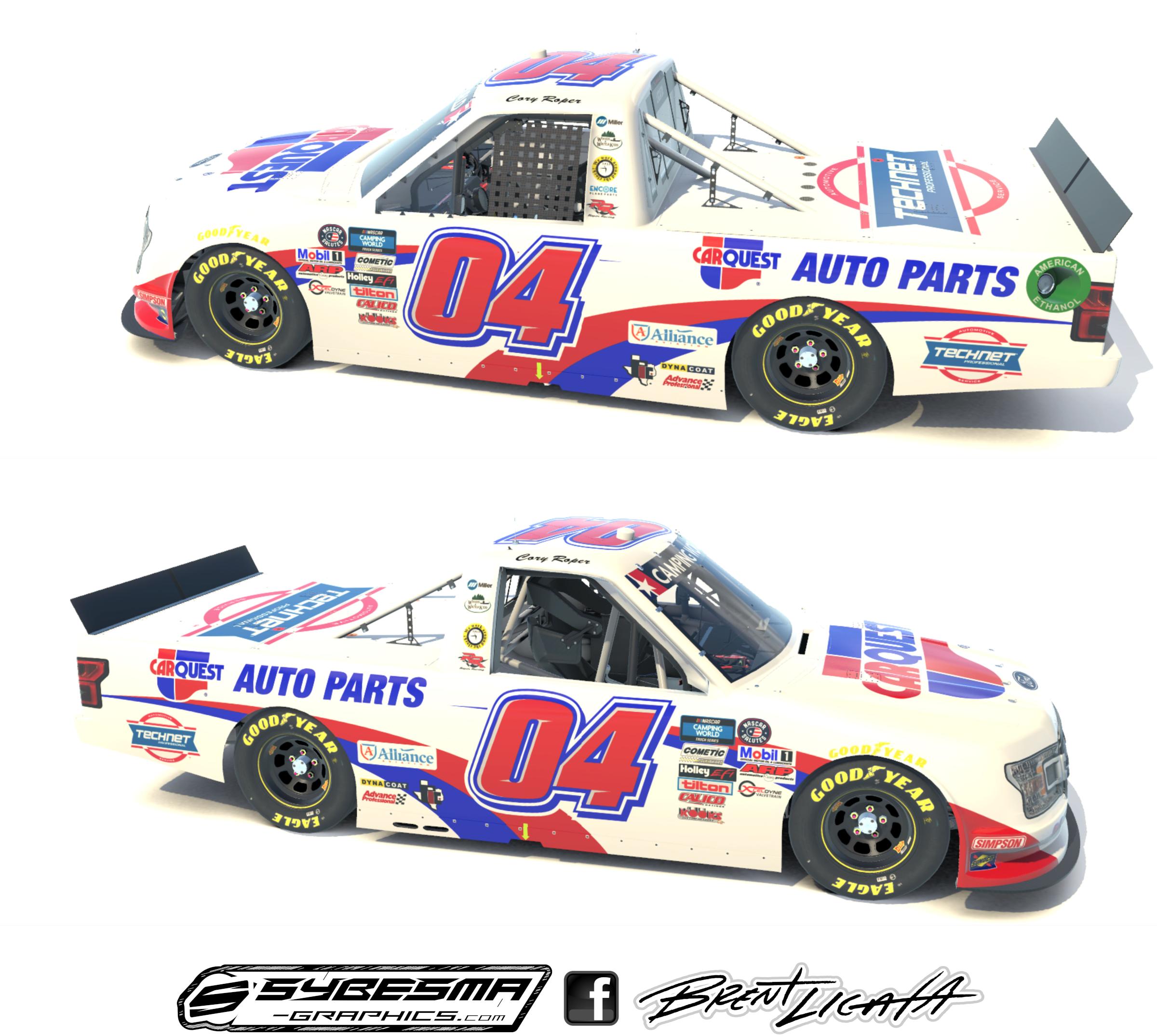 NCWTS 04 CarQuest Cory Roper Charlotte 2021 by Brent Licata2 - Trading ...