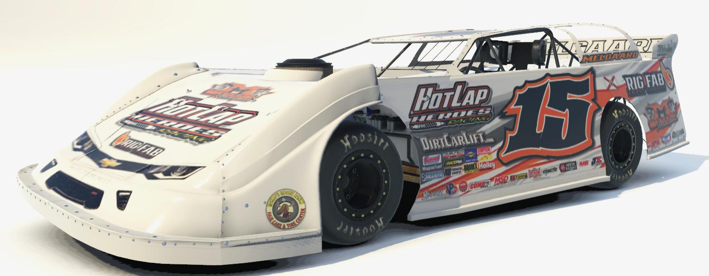 Swede Melgaard Dirt Late Model by Garrett Marshall - Trading Paints