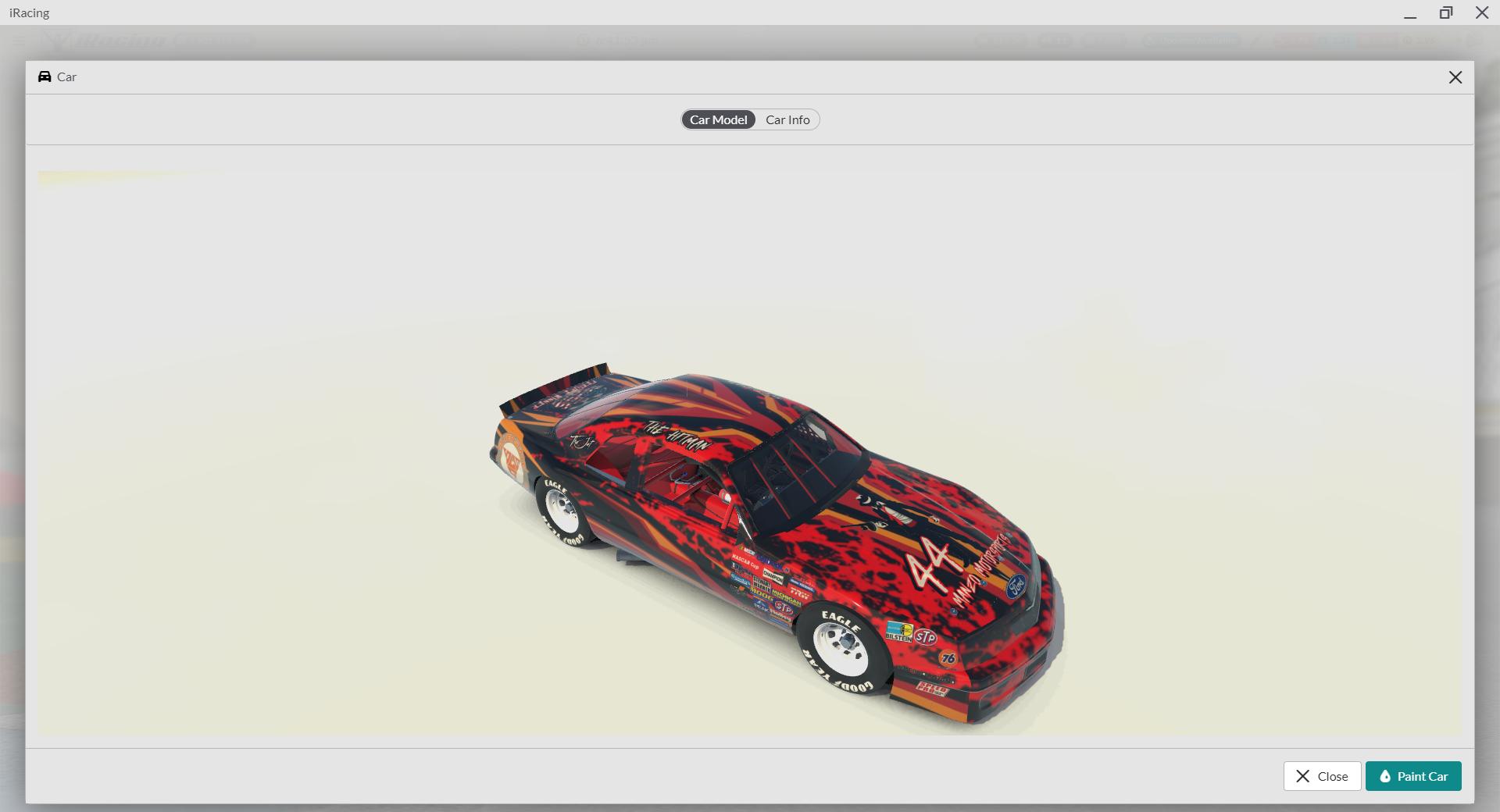 MANZO THUNDERBIRD by Josh Oswald - Trading Paints