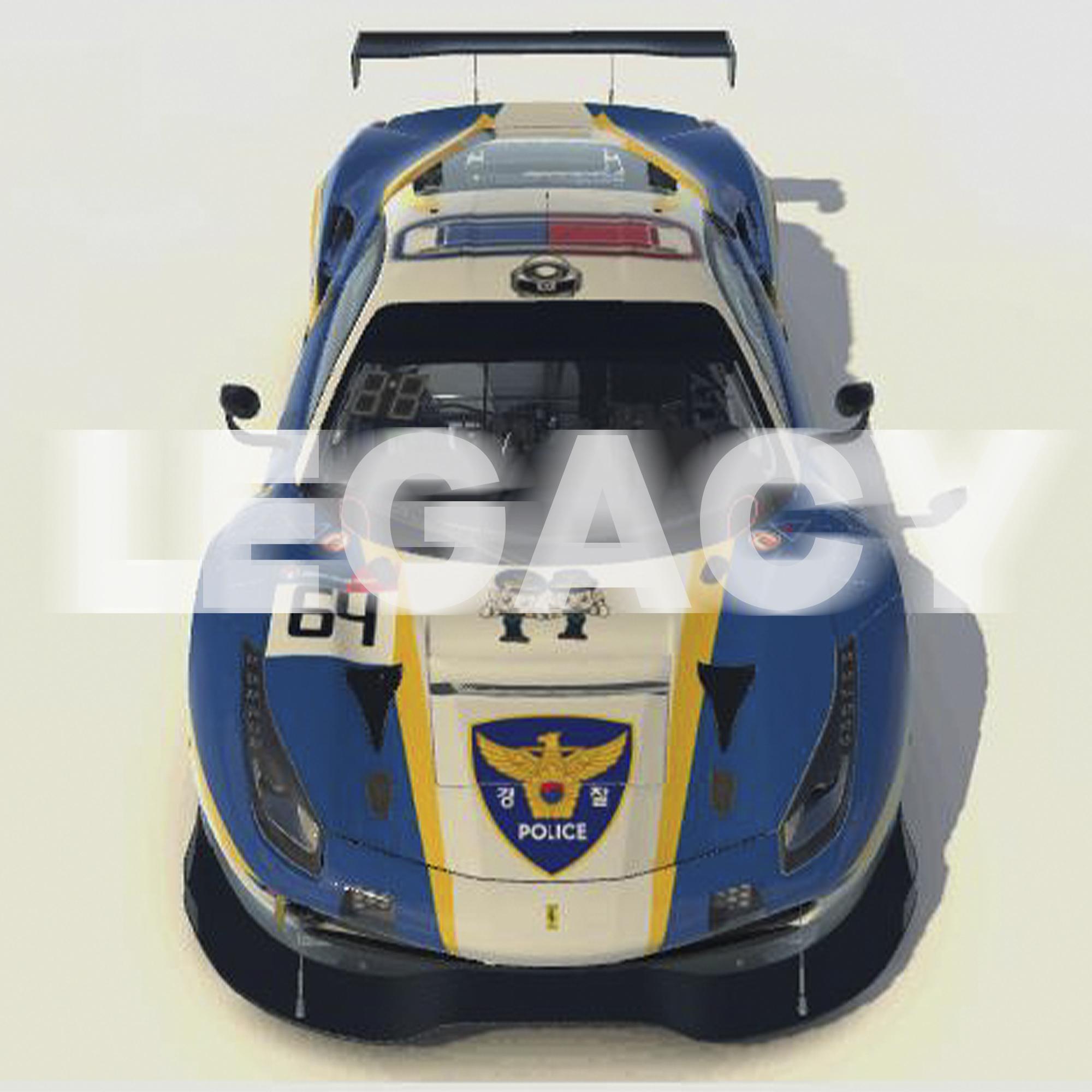 Ferrari 488 GT3 - KOREA POLICE RACE CAR by Yun Sung G. - Trading Paints