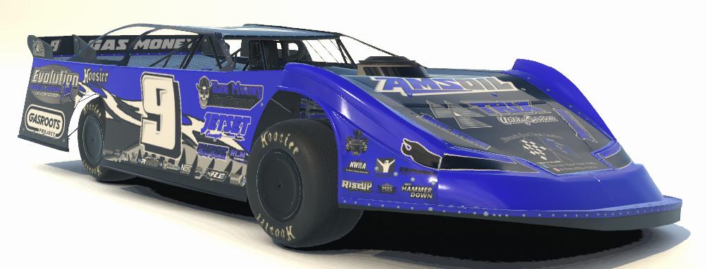 Collin Murphy blue and black by Daniel J Adam - Trading Paints