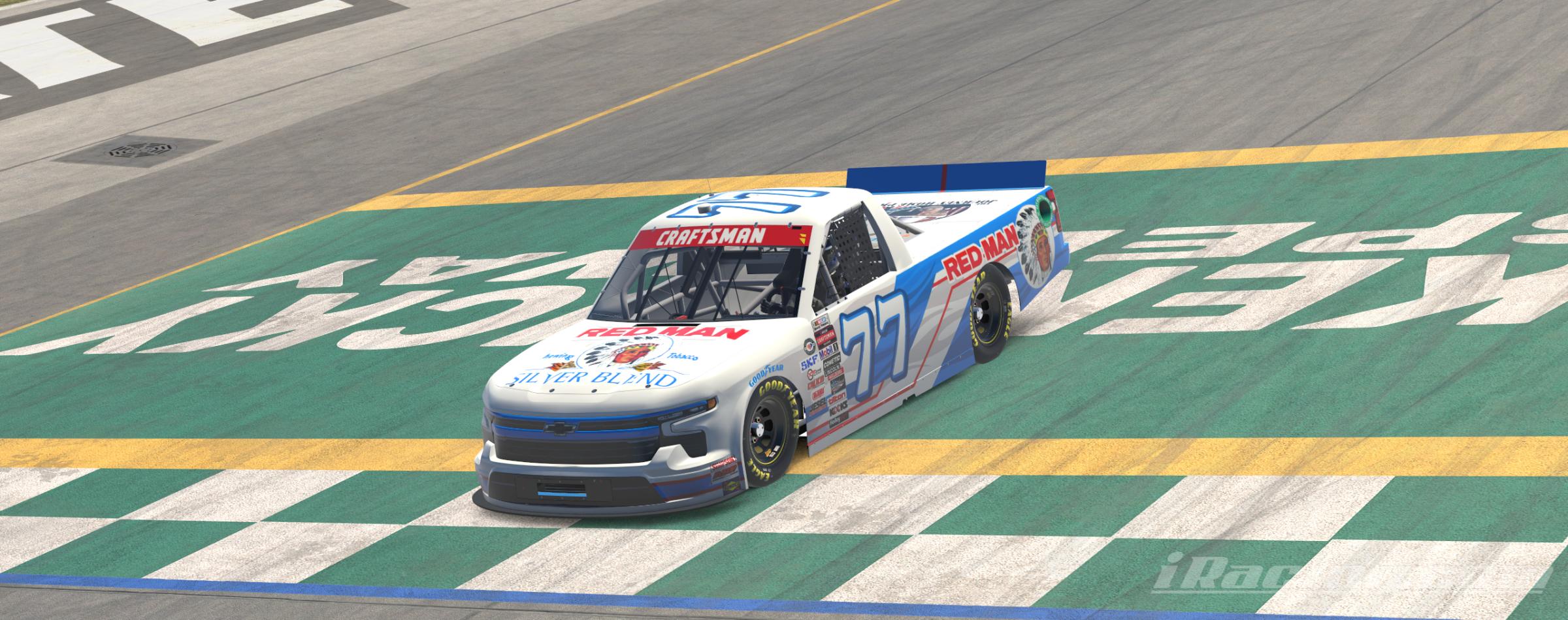 2023 Updated Red Man Silverado Silver Blend by Heath Ropp - Trading Paints