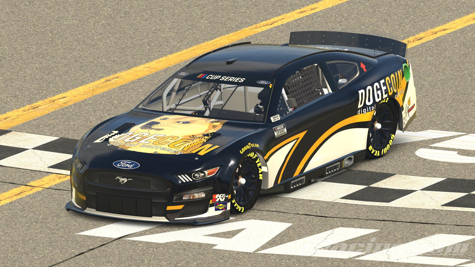 Josh Wise Dogecoin Reddit Next Gen Ford Mustang (No Number) by Kooper G ...
