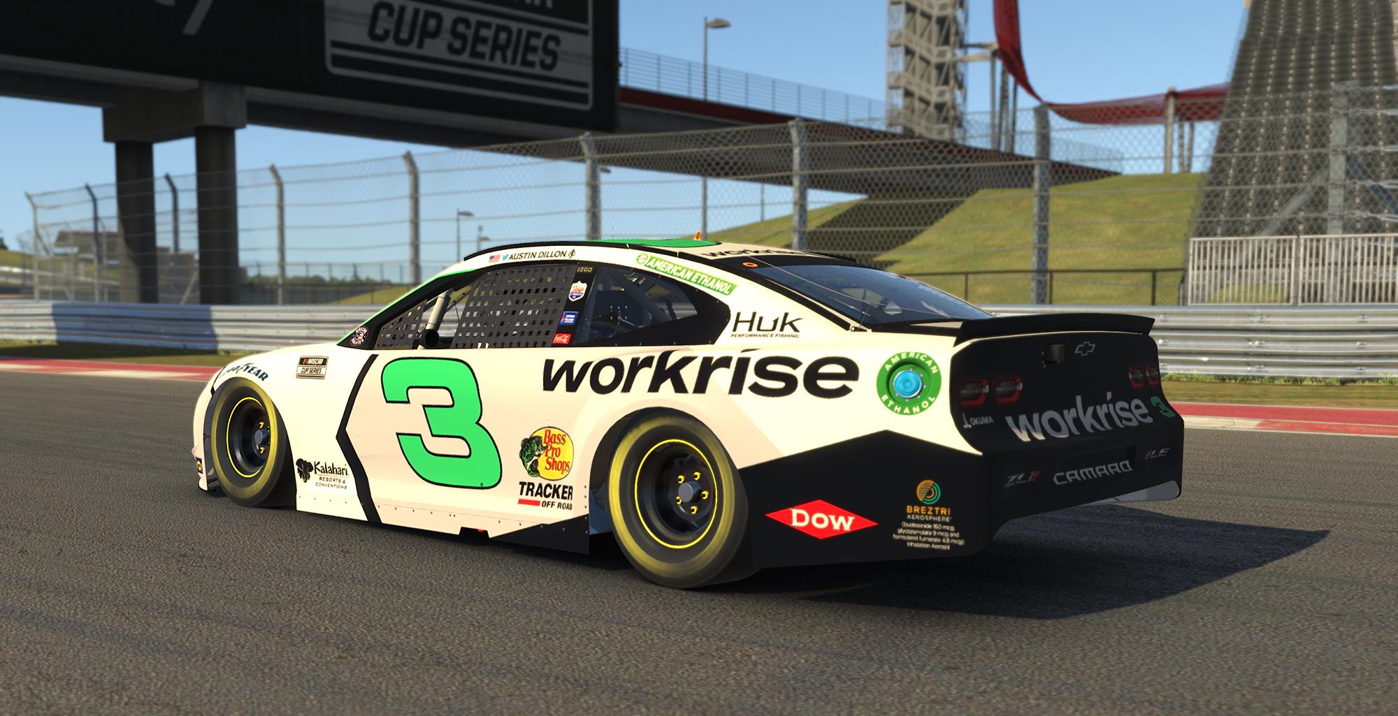 2021 no# Austin Dillon Workrise by Brendan Langlois - Trading Paints