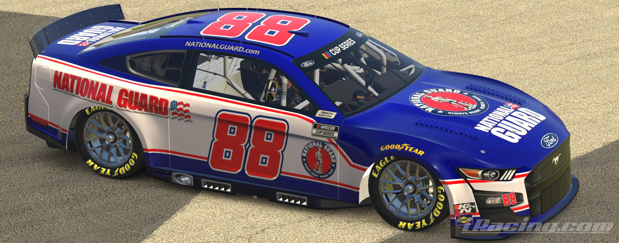 US National Guard Mustang by John Rubino - Trading Paints