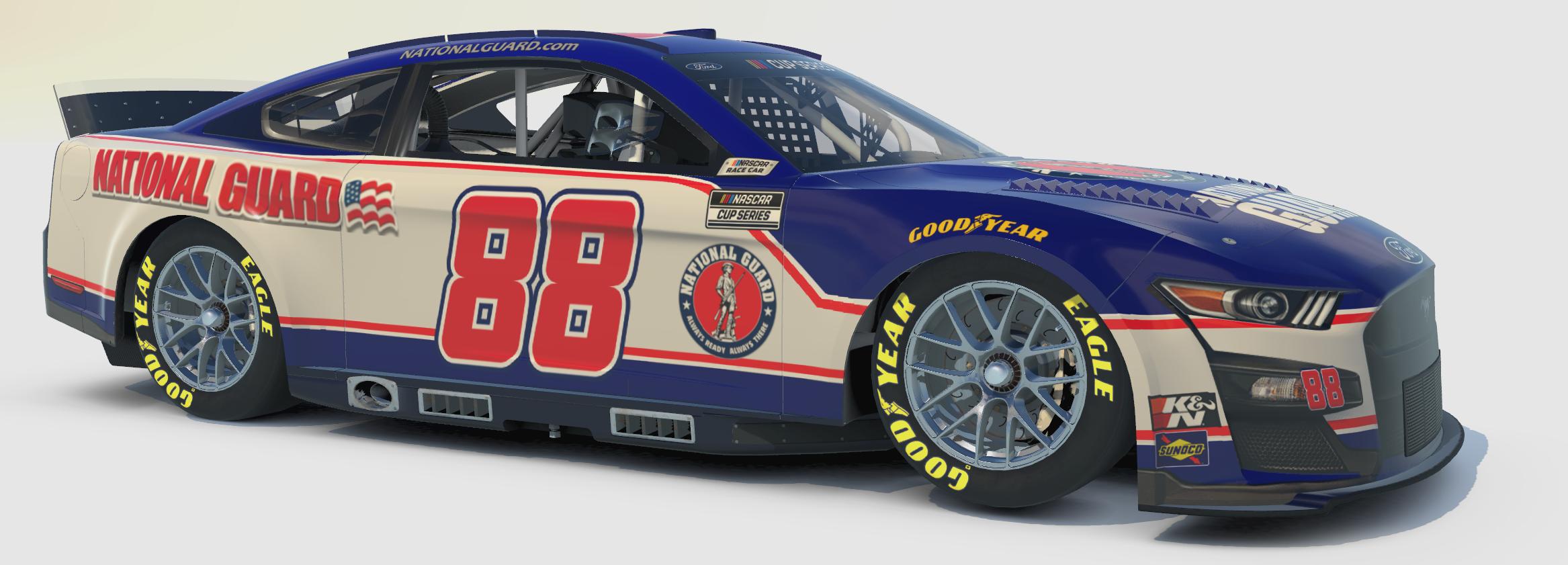 US National Guard Mustang by John Rubino - Trading Paints