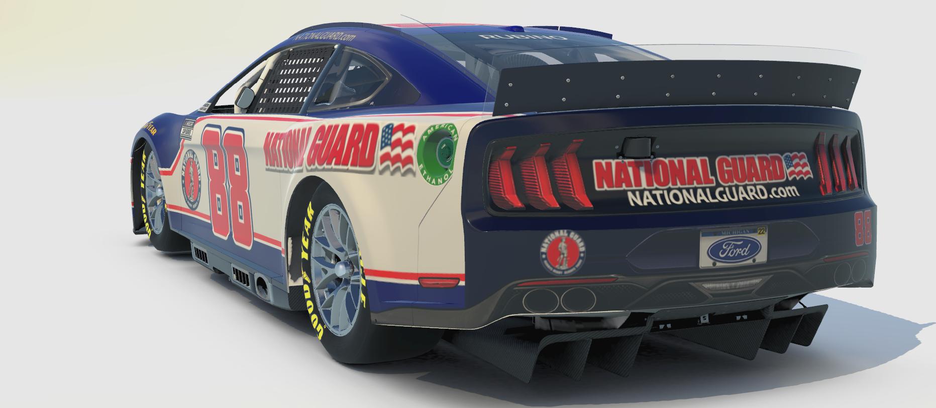 US National Guard Mustang by John Rubino - Trading Paints