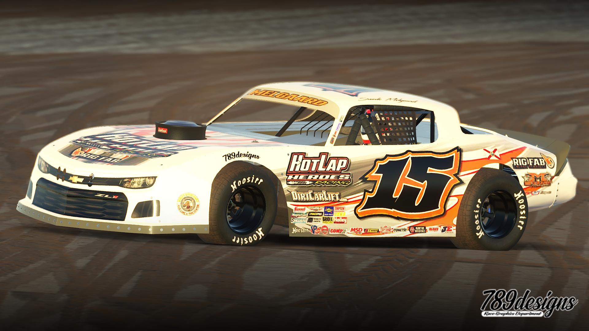 Swede Melgaard Dirt Street Stock HLH by Garrett Marshall - Trading Paints
