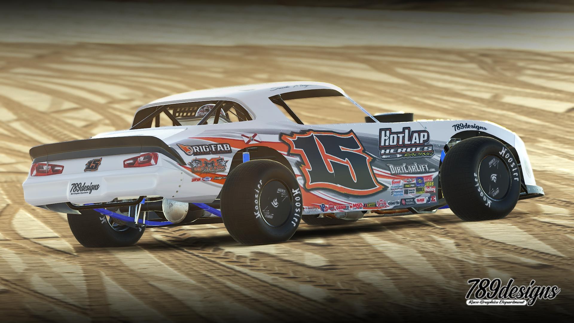 Swede Melgaard Dirt Street Stock HLH by Garrett Marshall - Trading Paints