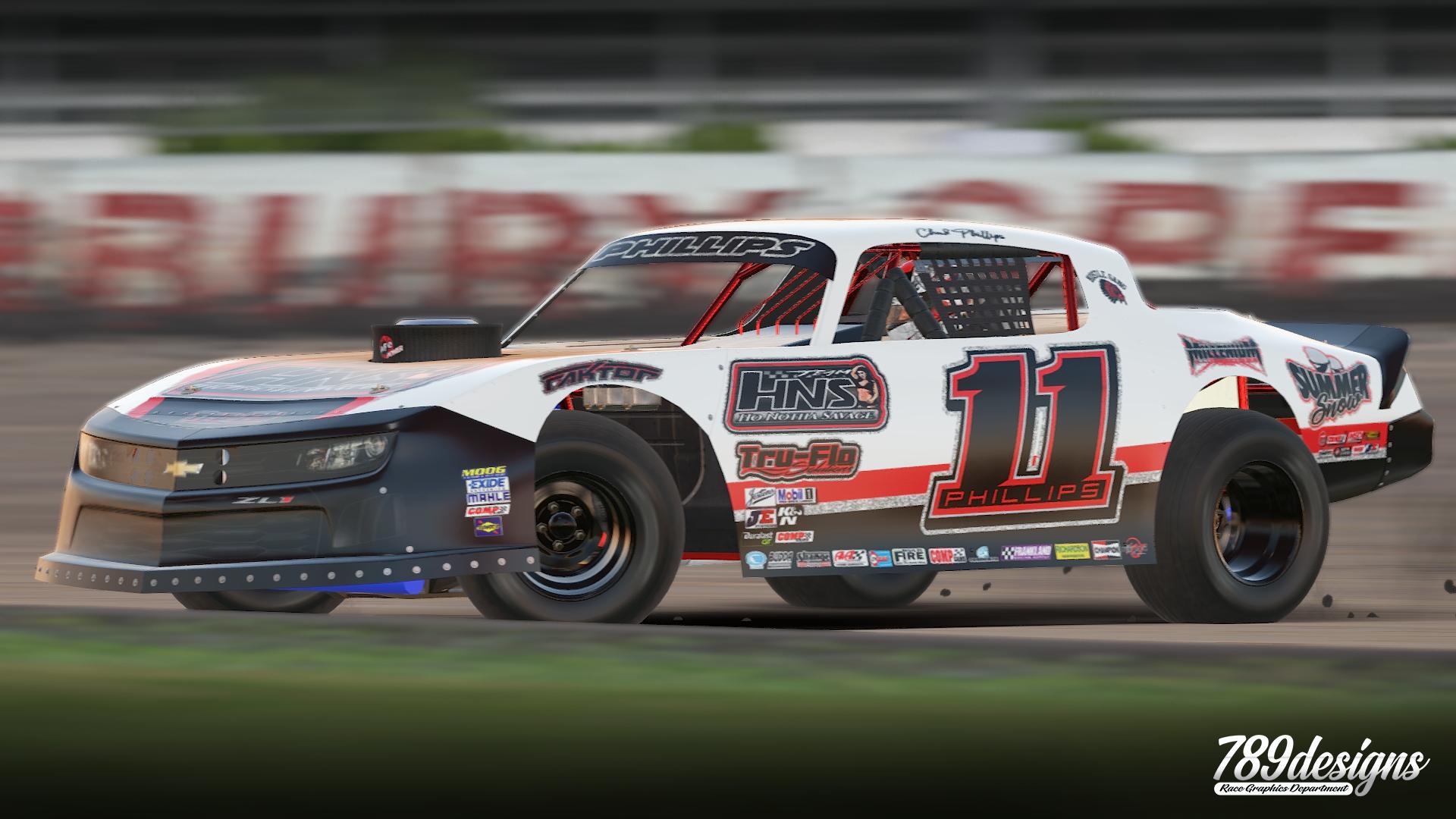 Chad Phillips Dirt Street Stock by Garrett Marshall - Trading Paints