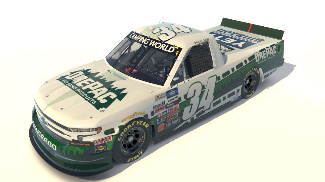 Chevrolet Silverado Truck 2019 orepac (Fantasy) - Number custom by ...