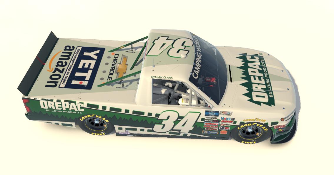 Chevrolet Silverado Truck 2019 orepac (Fantasy) - Number custom by ...
