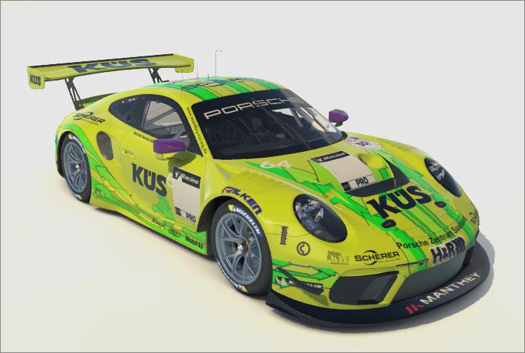 Manthey Racing Porsche Nürburgring 24h iracing number plates by Gabriel ...