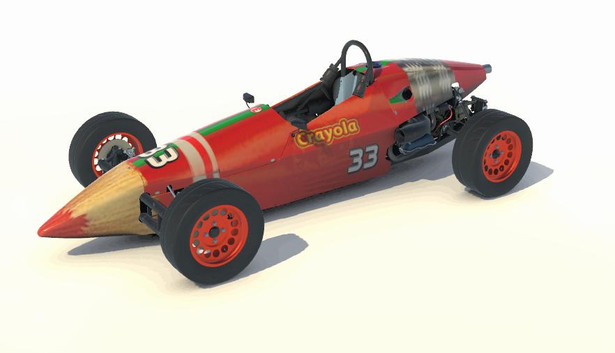 Formula Vee Crayola - Red/Orange by Sean Anderton - Trading Paints