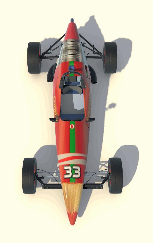 Formula Vee Crayola - Red/Orange by Sean Anderton - Trading Paints