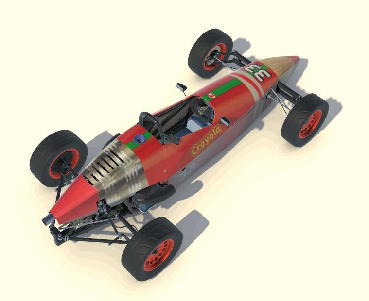 Formula Vee Crayola - Red/Orange by Sean Anderton - Trading Paints