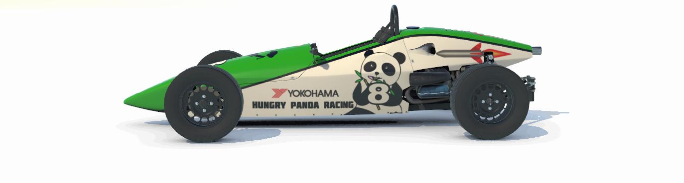 Hungry Panda Vee - Green by Brent Bartholomew - Trading Paints