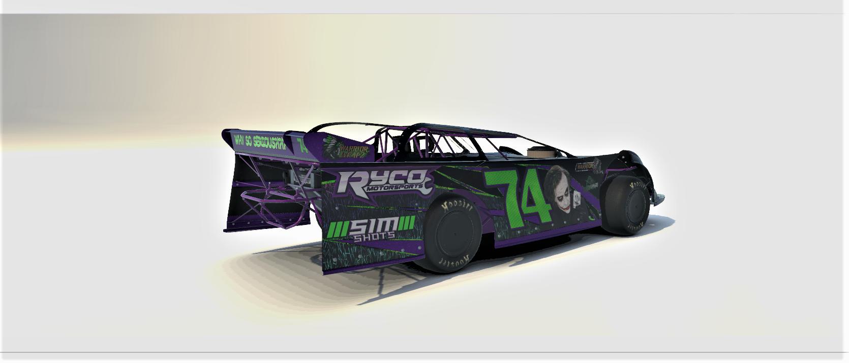 #74 Joker Dirt Late Model by Peter B. - Trading Paints