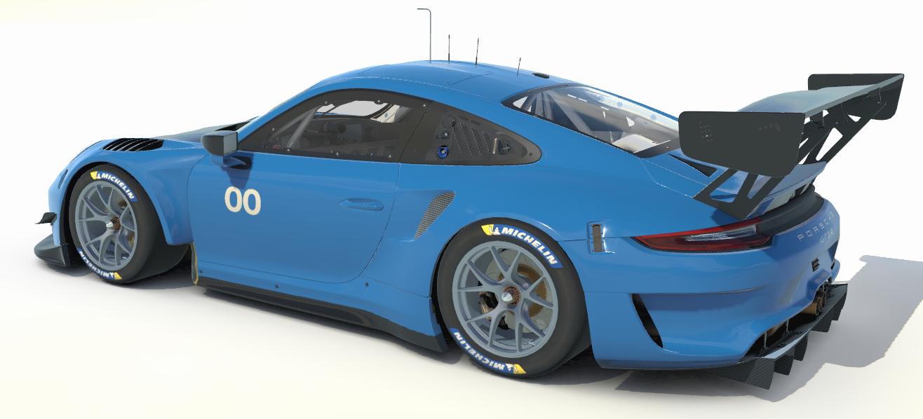 Porsche 911 GT3 R - Voodoo Blue by Christian Cuman - Trading Paints