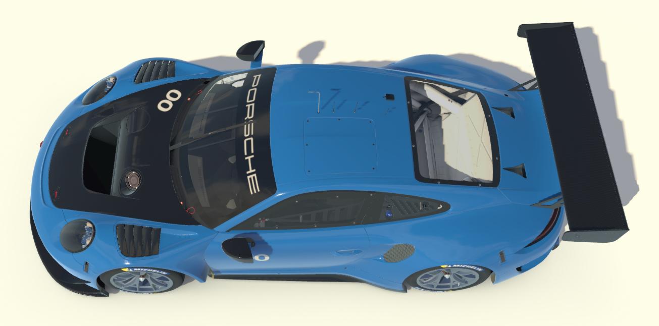 Porsche 911 GT3 R - Voodoo Blue by Christian Cuman - Trading Paints