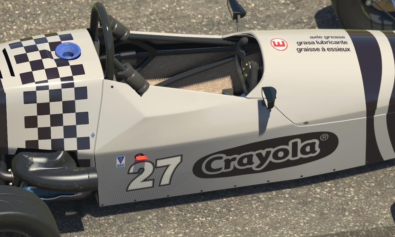 Crayola Crayons Formula Vee / Axle Grease by Andy D Oakley - Trading Paints