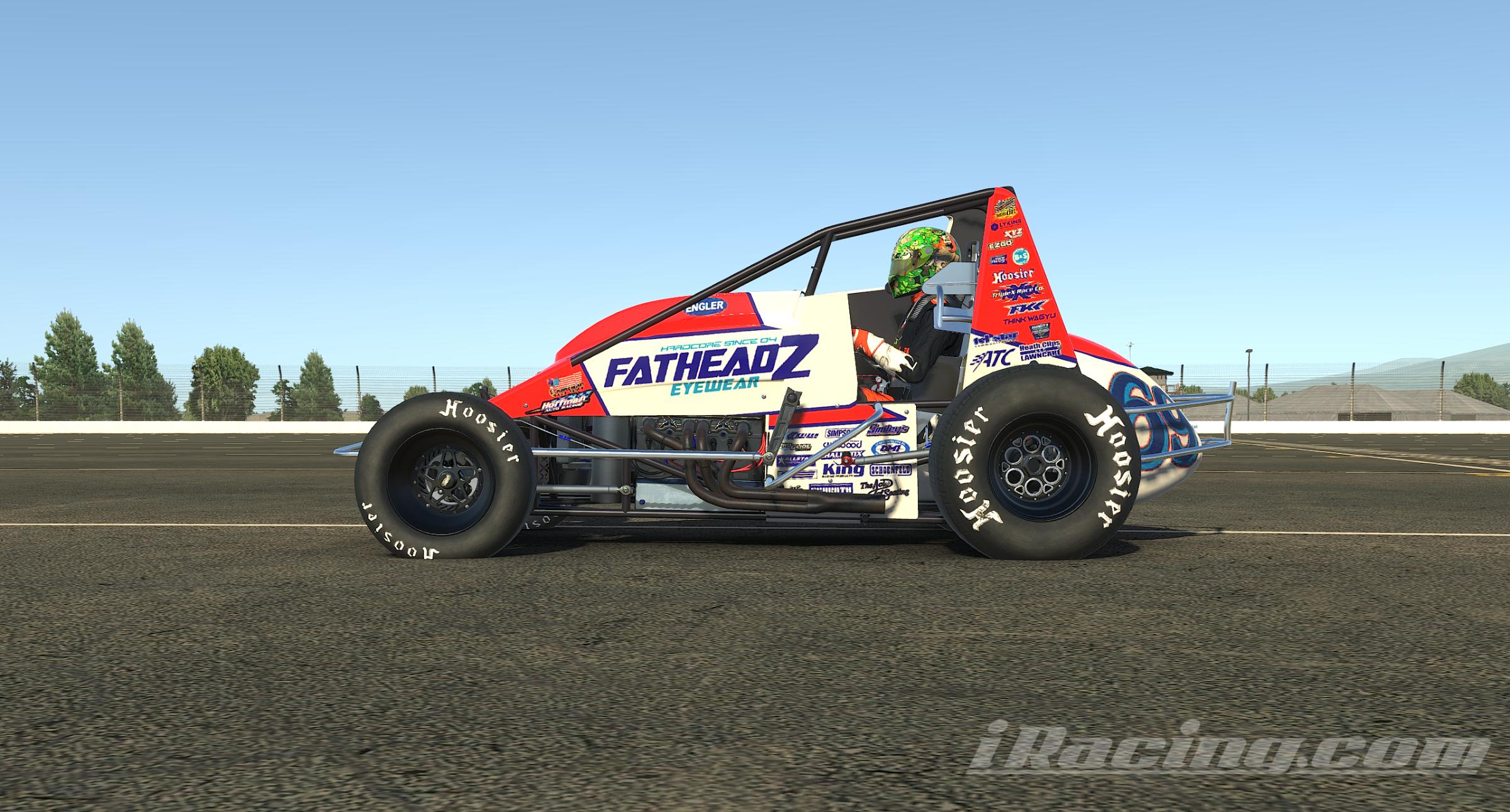 Brady Bacon 2021 USAC Fatheadz Eyewear Hoffman Racing W/number by Jake ...