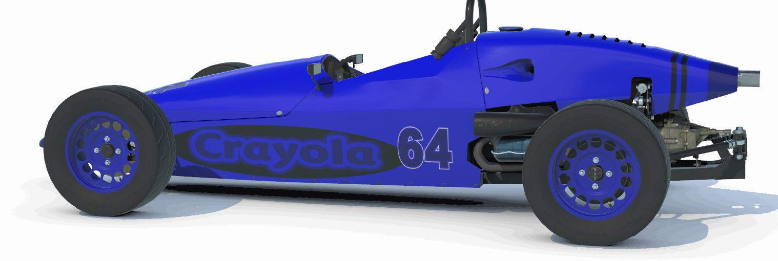 Blue Crayon Formula Vee by Gary G. - Trading Paints