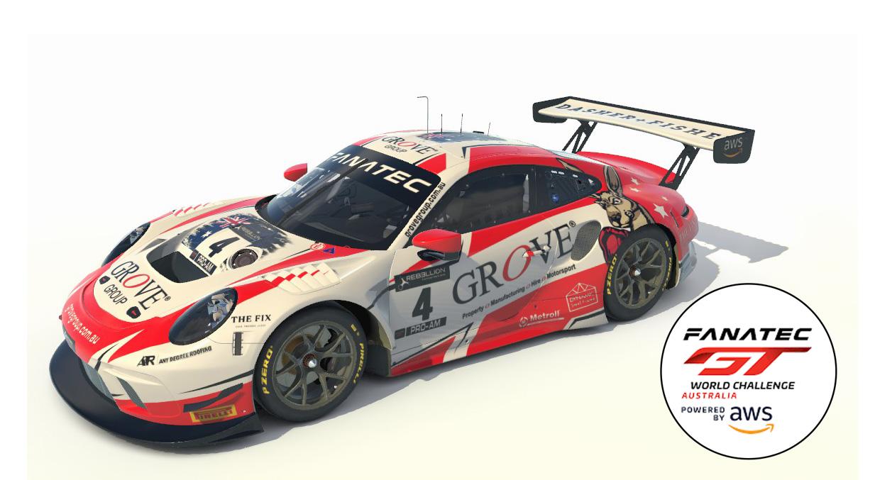 Grove Racing #4 GTWCAU 2021 by Stephen Phillips3 - Trading Paints
