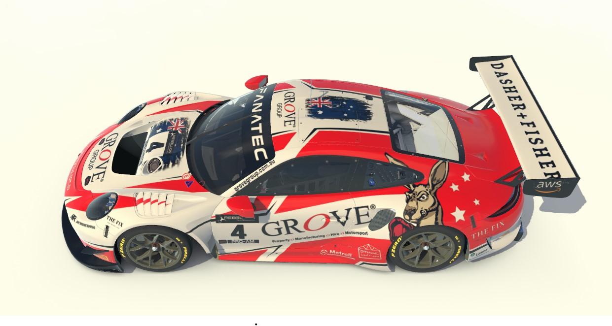 Grove Racing #4 GTWCAU 2021 by Stephen Phillips3 - Trading Paints
