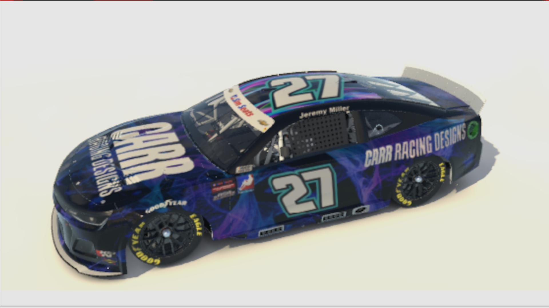 Jeremy Millers 2021 RealSimRacing Carr Racing Designs ALLSTAR Car by ...