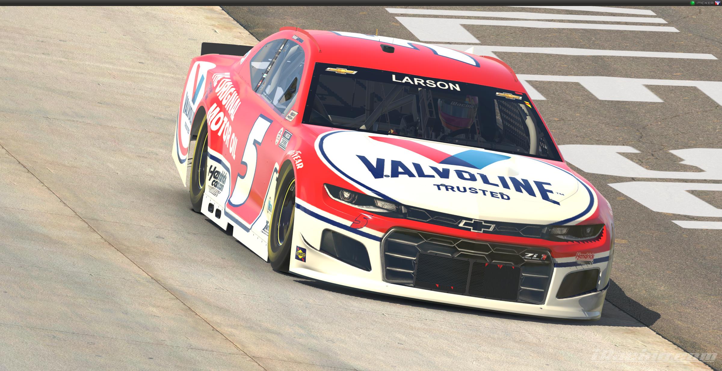 Kyle Larson #5 Valvoline 2021 NASCAR Cup Series With Custom Number by ...