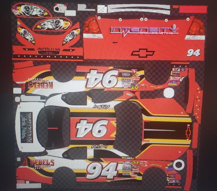 Rebels ARCA K Durst by Josh Oswald - Trading Paints