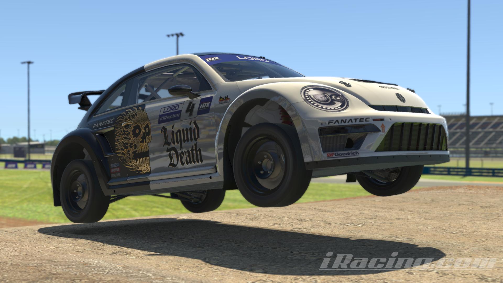 Liquid Death Mountain Water | VW Beetle RX by Charlie Lord - Trading Paints