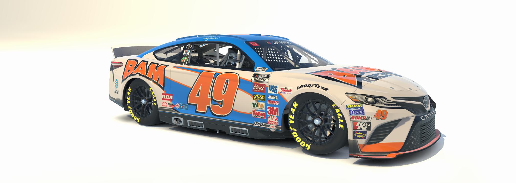 2003 Ken Schrader BAM Racing 49 car by Matt Tomelleri - Trading Paints