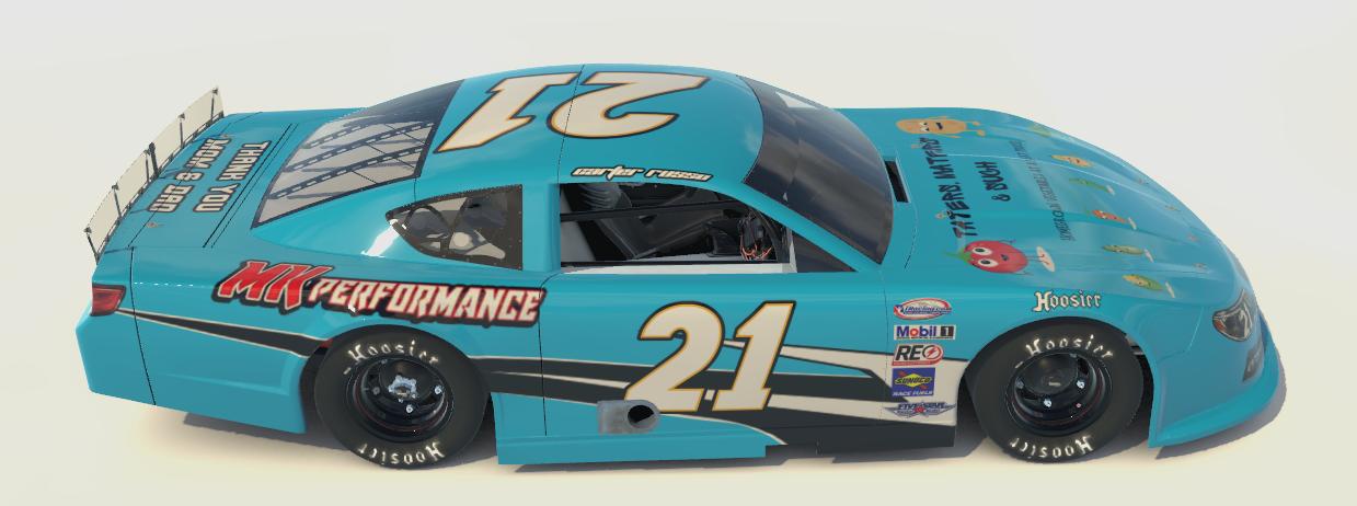 Carter Russo Super Late Model by Steven Ayers Jr - Trading Paints