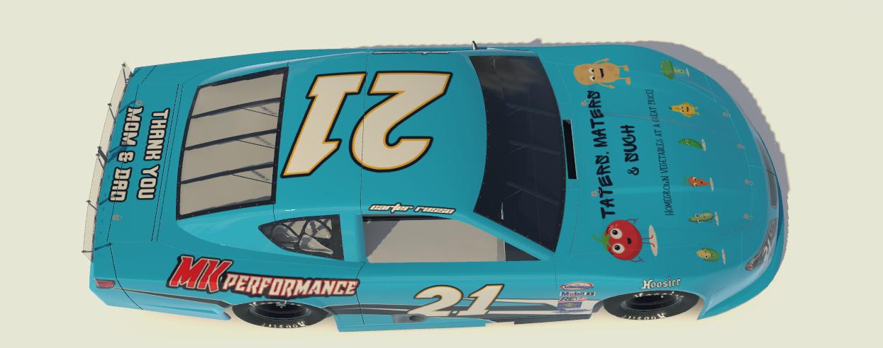 Carter Russo Super Late Model by Steven Ayers Jr - Trading Paints