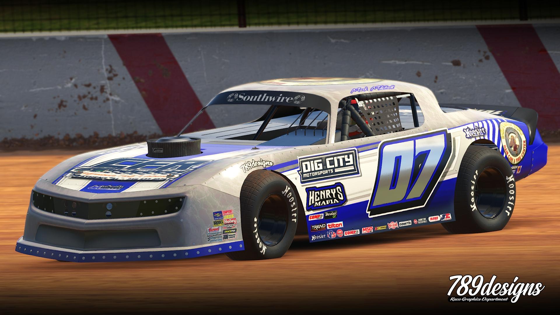 Mark Mitchell Dirt Street Stock by Garrett Marshall - Trading Paints