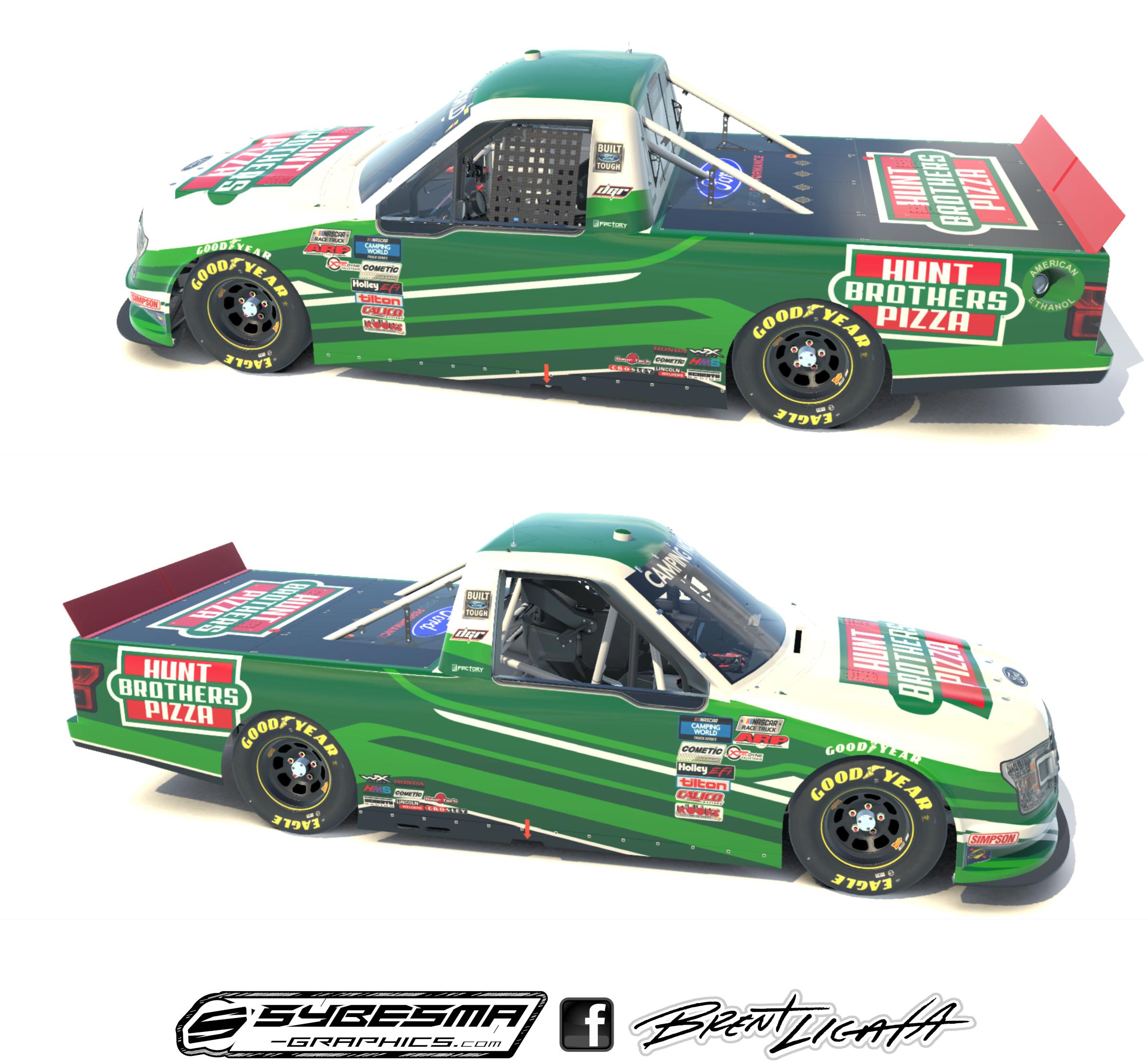 NCWTS HuntBrosPizza Ryan Preece David Gilliland Racing 2021 by Brent ...