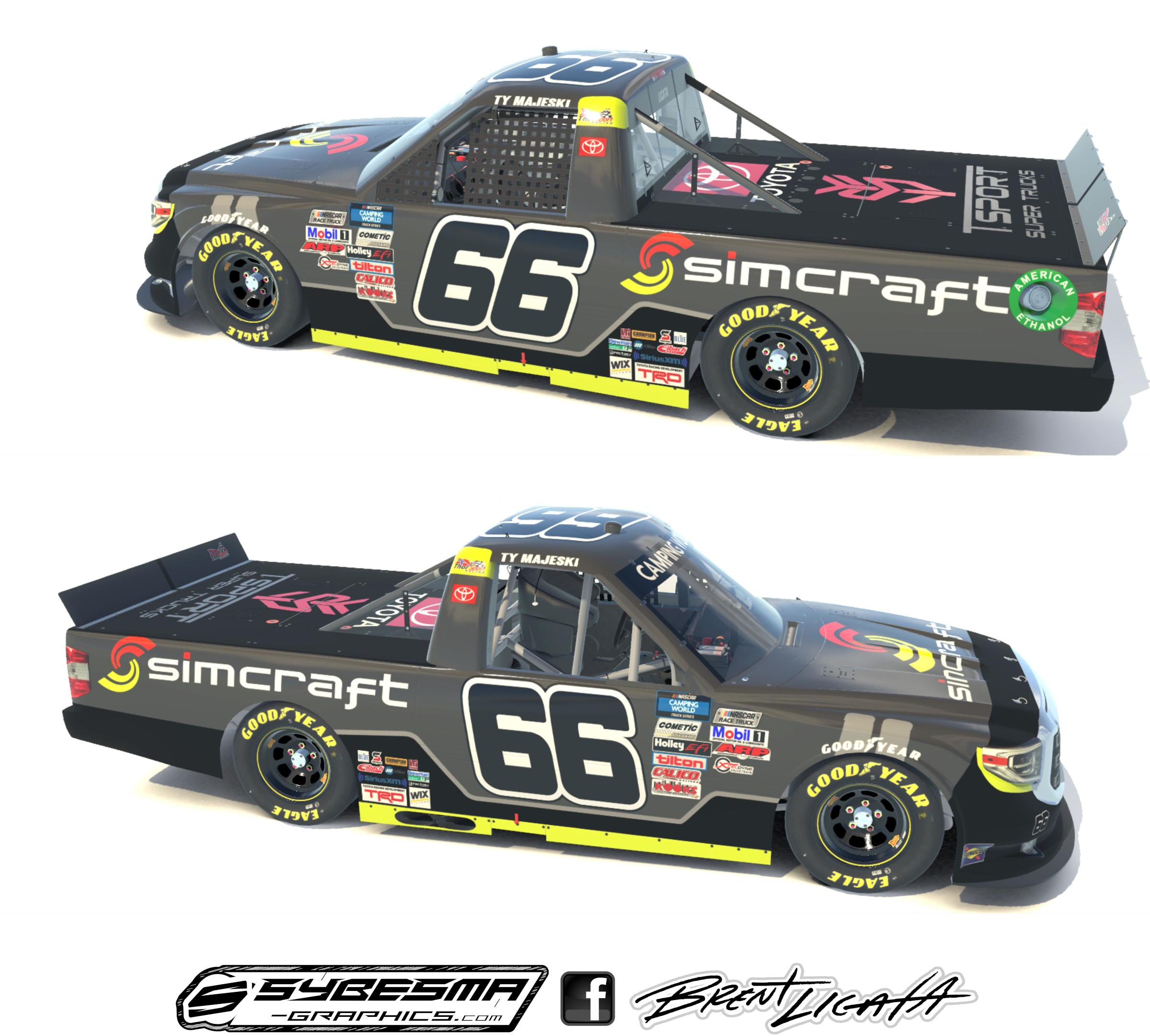 NCWTS 66 simcraft TY Majeski 2021 by Brent Licata2 - Trading Paints