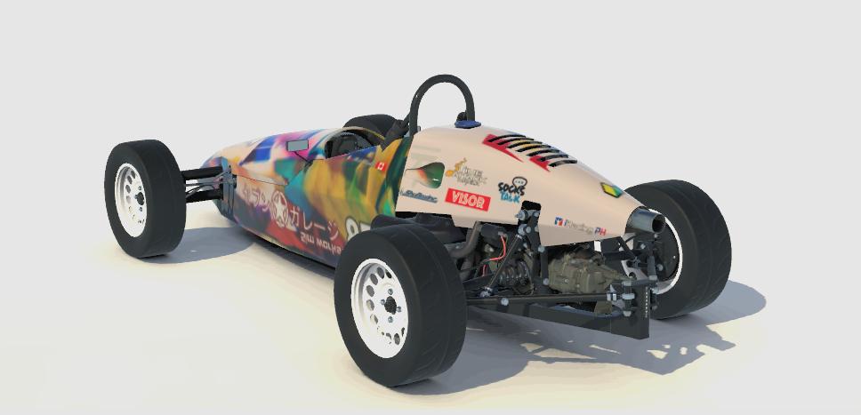 Formula Vee - Abstract by Oliver Aquino - Trading Paints