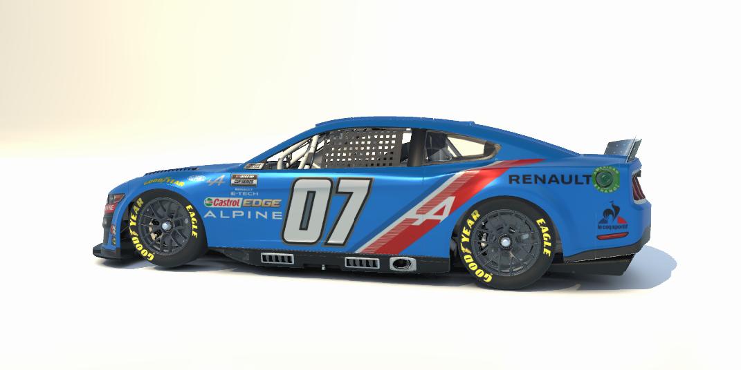 Alpine Renault F1 Paint for the Next Gen Mustang by Bryan Wang ...