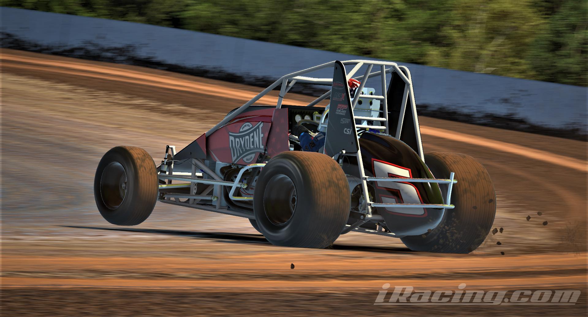 Alex Rupperts Non-Winged Sprint Car by Caleb Shietze - Trading Paints