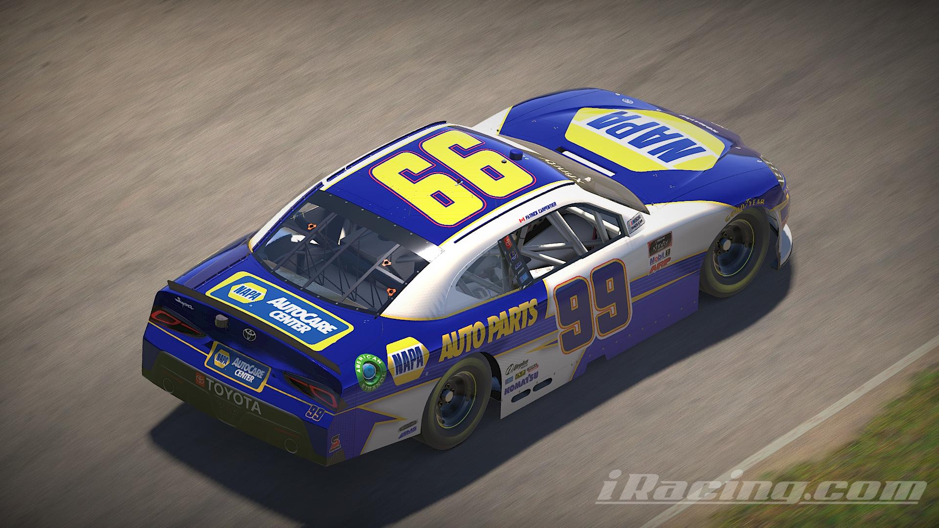 No # Napa Xfinity Supra by Justin Teel - Trading Paints
