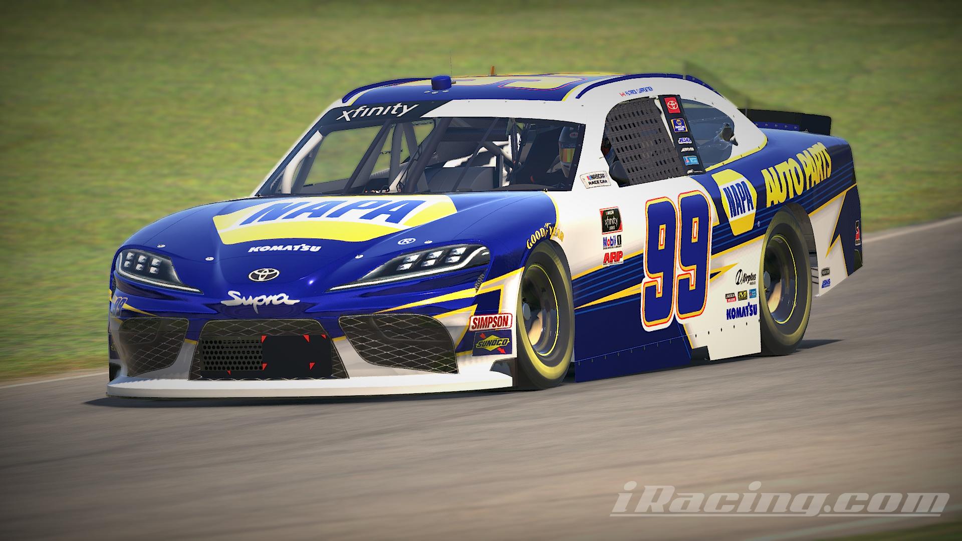 Napa Xfinity Supra by Justin Teel - Trading Paints